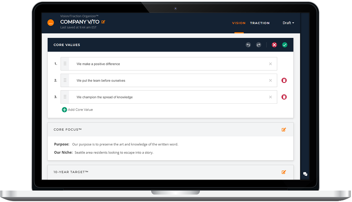 Strong in Six - Vision Component - EOS Worldwide